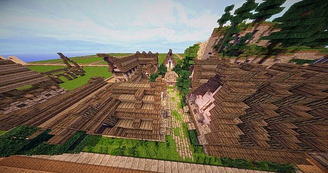 finished build Minecraft Map