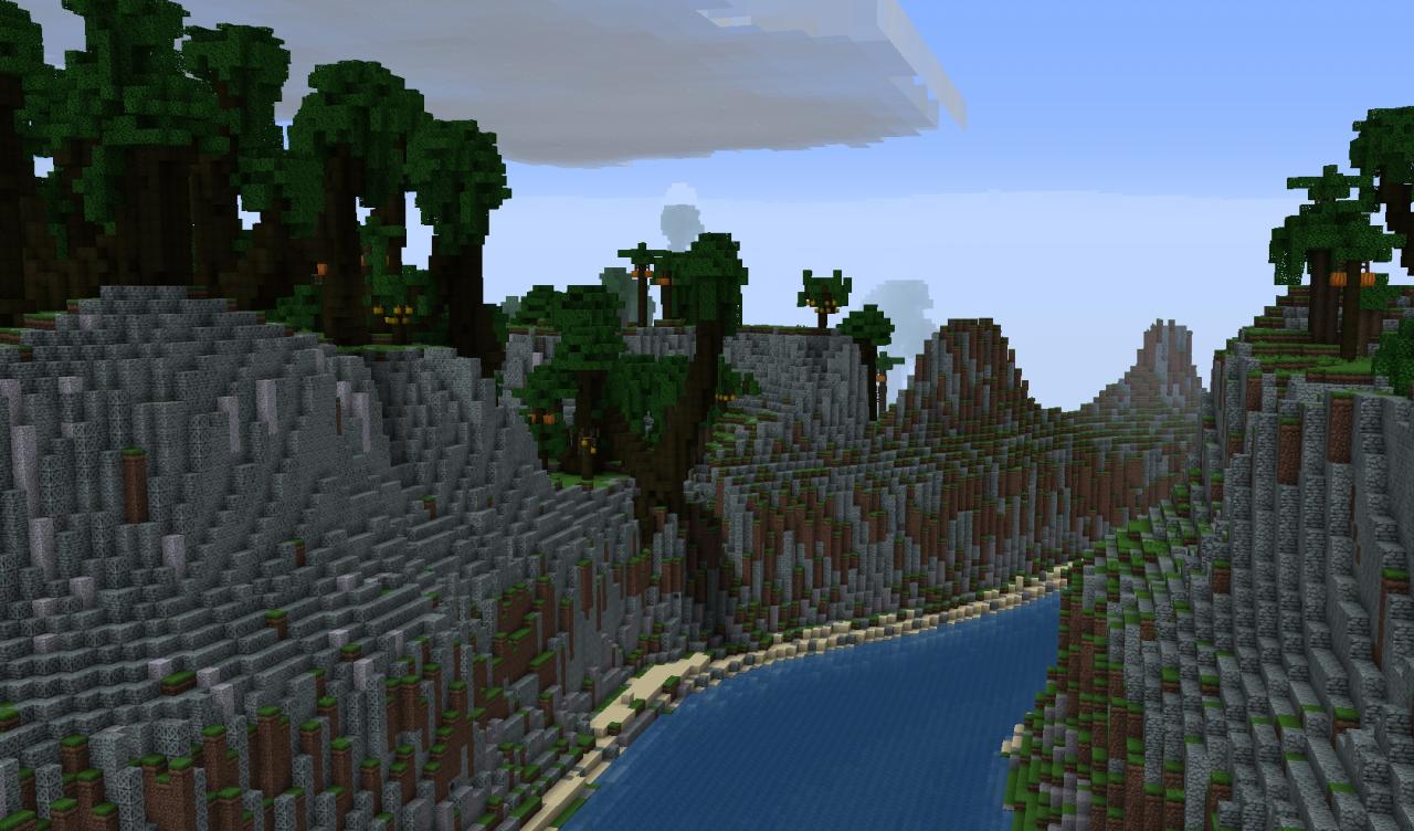 Jungle Canyon Terraform - [PRACTICE] Minecraft Map