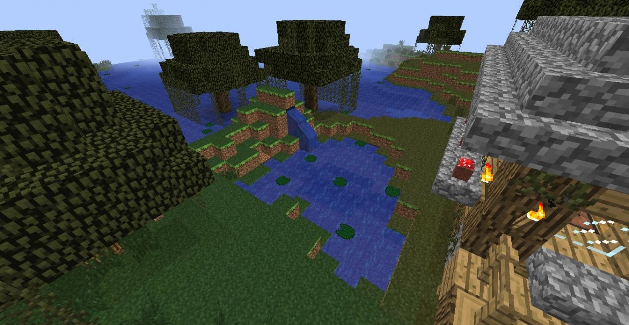 Shrek's Swamp (Extra inventory goodies ;D) Minecraft Map