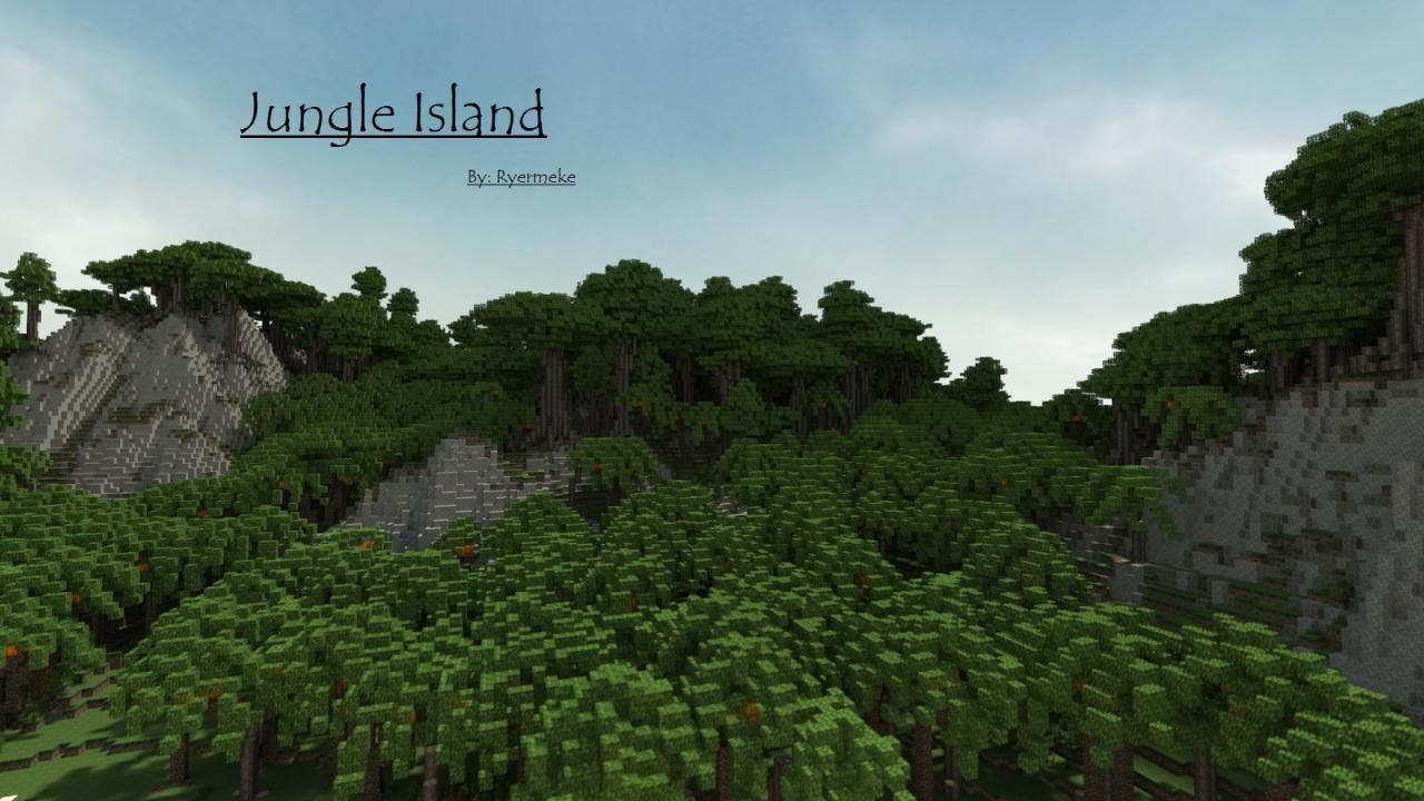 Jungle Island Minecraft Map