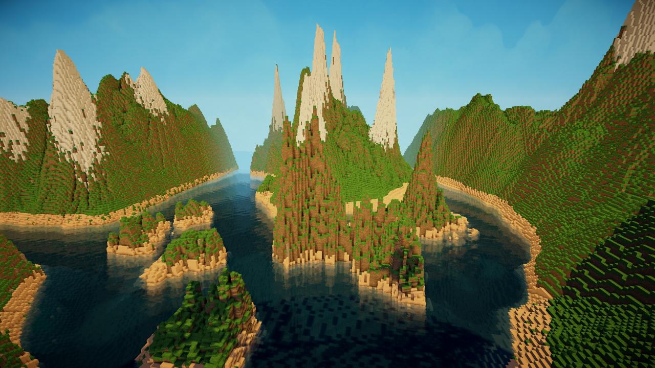 Valley of the Mountains by KVK69 Minecraft Map