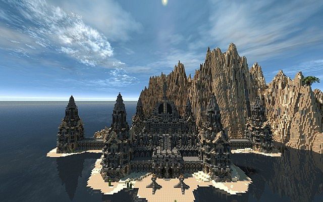 Alderth - Fantasy Build with custom terrain Minecraft Map