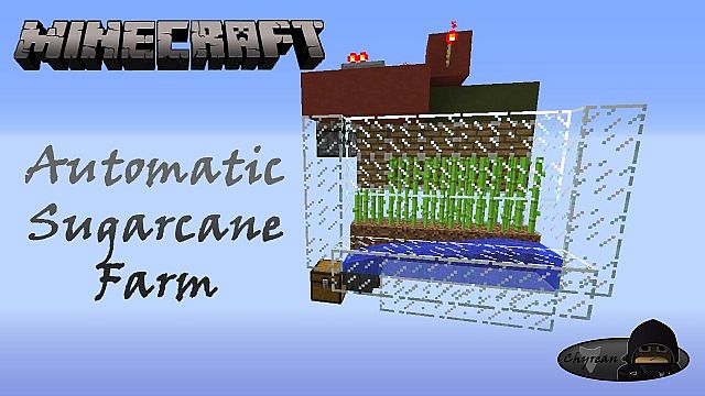 Minecraft: Automatic Sugarcane Farm Minecraft Project