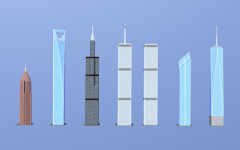 1:1 Bank of America Plaza, Atlanta Minecraft Map