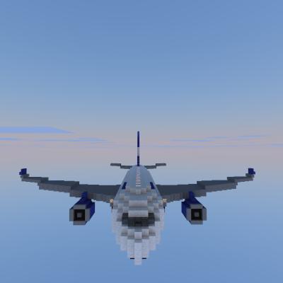 Boeing 737 - United Minecraft Map