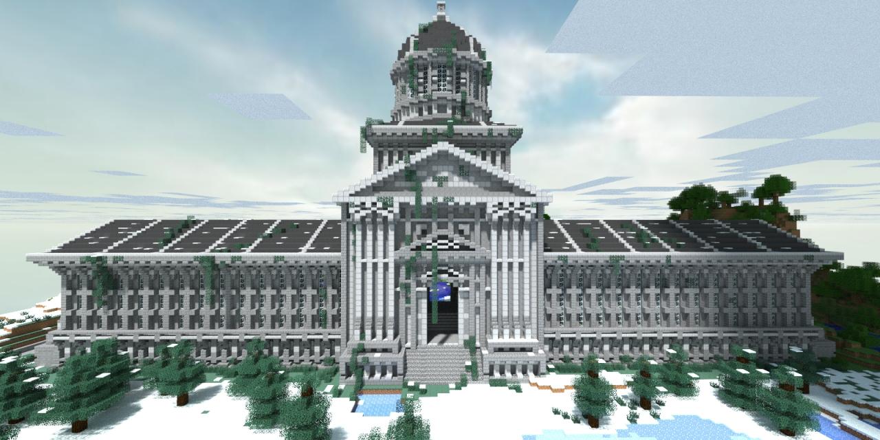 The Snowy City Hall Minecraft Map