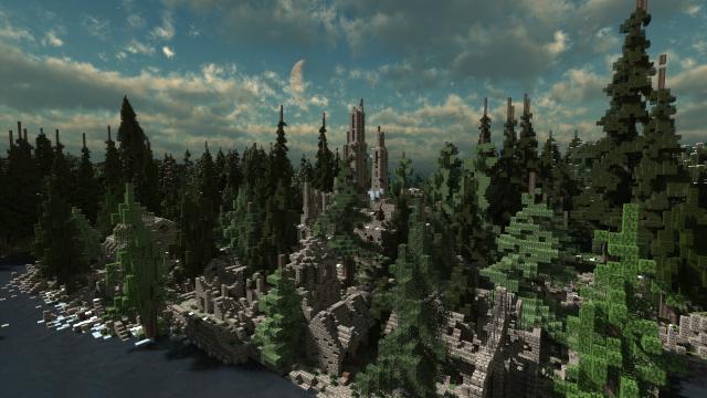 The Ruins of Falcrest Minecraft Map