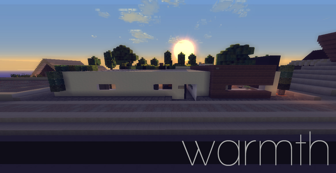 Warmth | A minimal house | WoP Minecraft Map