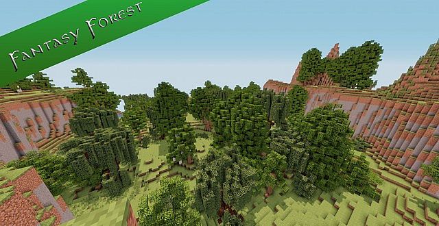 Fantasy Forest PVP Map Minecraft Map
