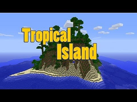 Tropical Island Survival Minecraft Map