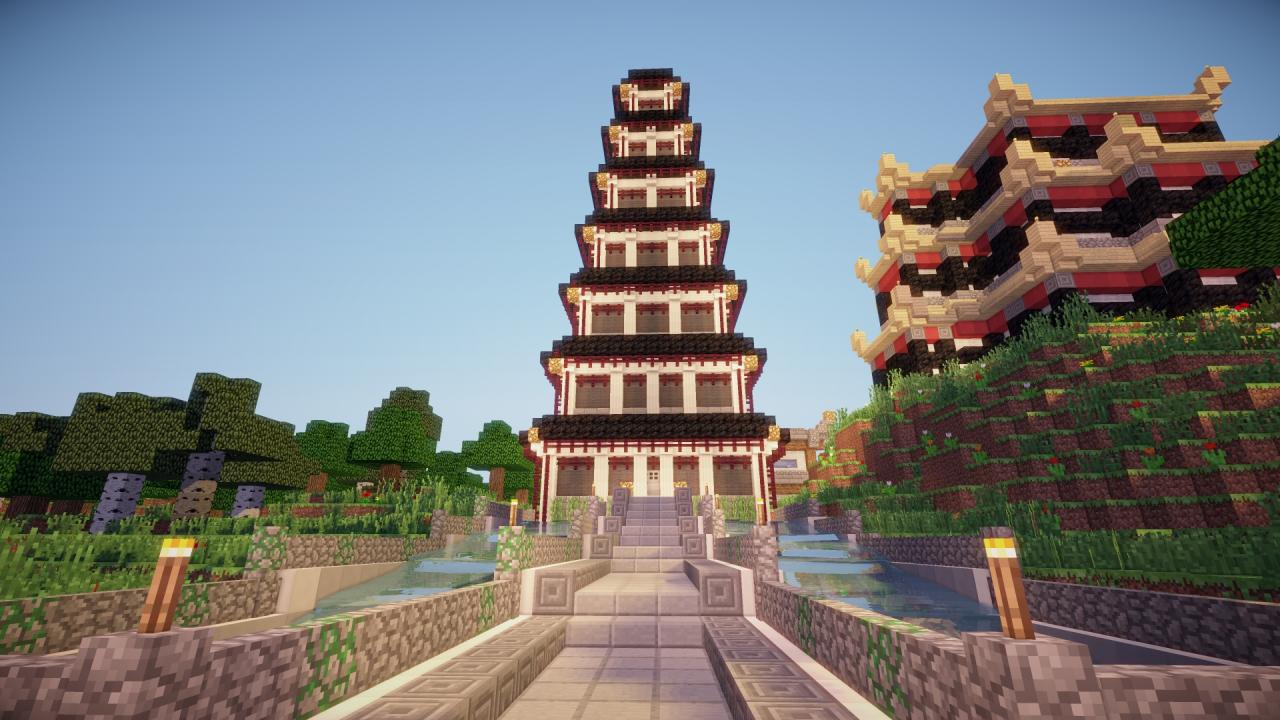 Oriental Spawn City Minecraft Map