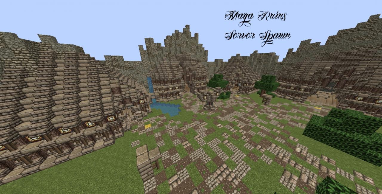 Maya Ruins Server Spawn By: Merthic Minecraft Map