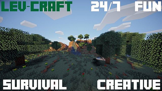 Lev-Craft [24/7] [Fun] [Survival] [Factions] Minecraft Server