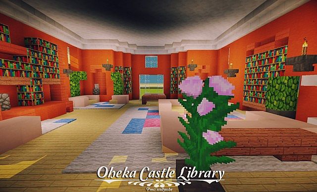 Oheka Castle Library [Block by Block by scallysche] Minecraft Map