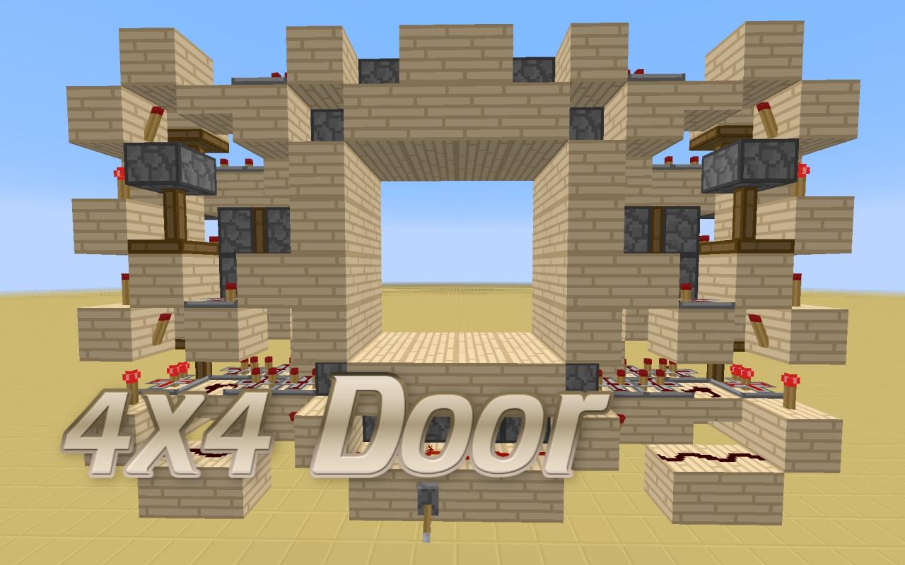 4x4 Door (+Tutorial) Minecraft Map
