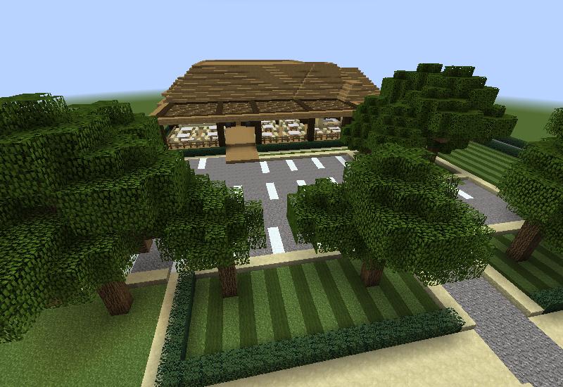 restaurant Minecraft Map