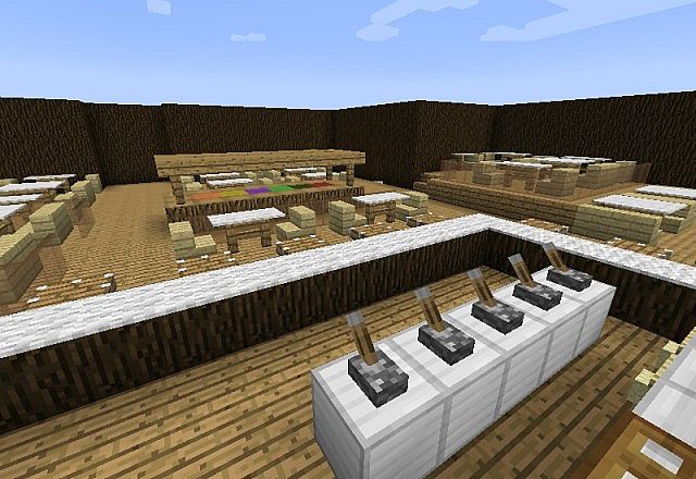 restaurant Minecraft Map