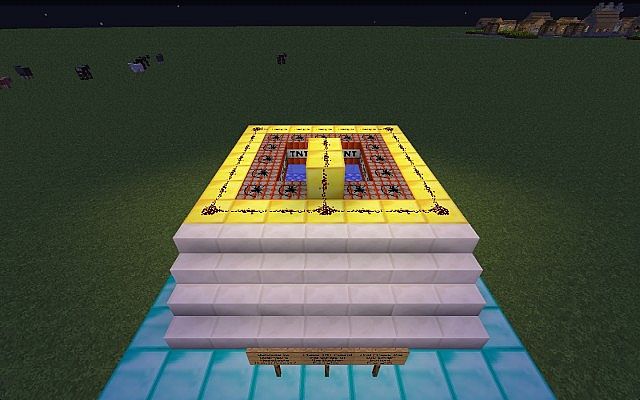 Resetable Human Cannon Minecraft Map