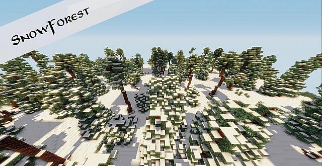 SnowForest epic Minecraft Map