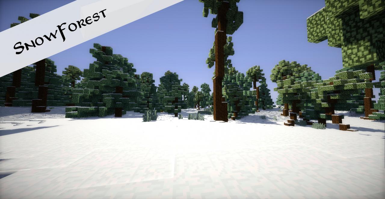 SnowForest epic Minecraft Map