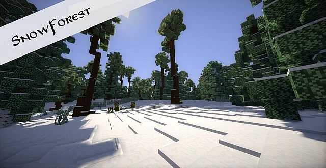SnowForest epic Minecraft Map