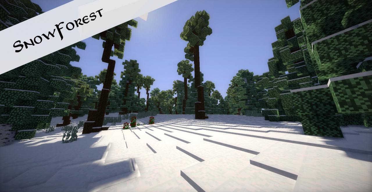 SnowForest epic Minecraft Map