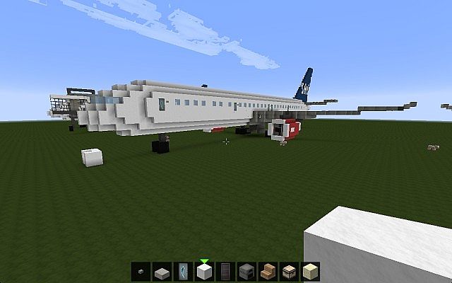 Airplane Boeing 757-200 (SAS) Minecraft Map