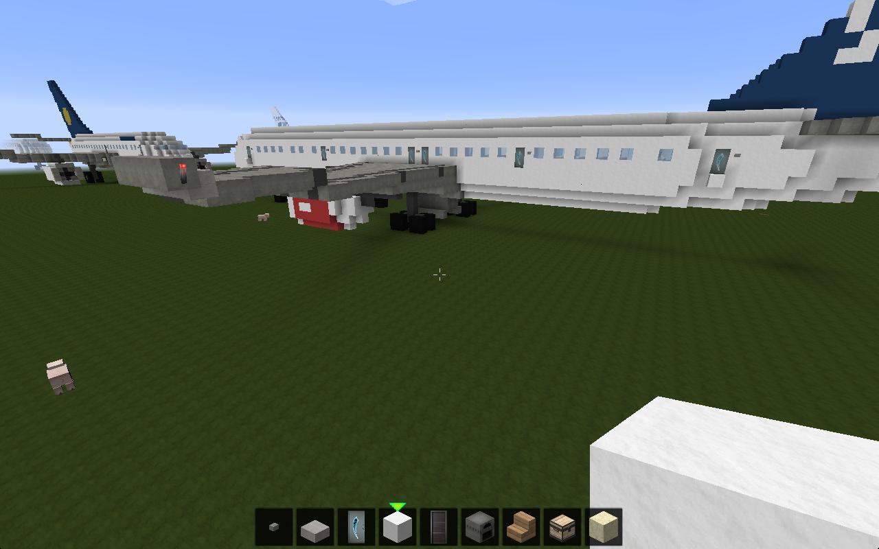 Airplane Boeing 757-200 (SAS) Minecraft Map