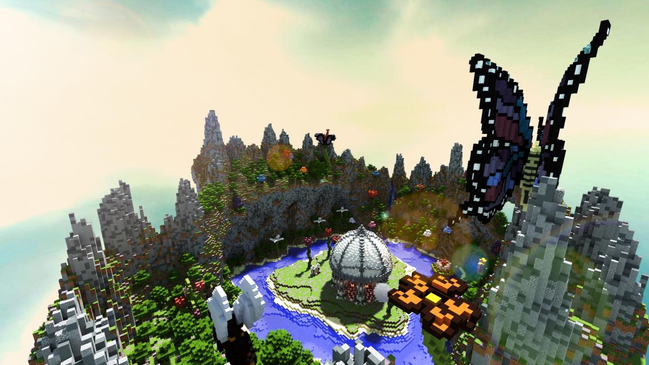 The Garden, Pow Server's Spawn Minecraft Map