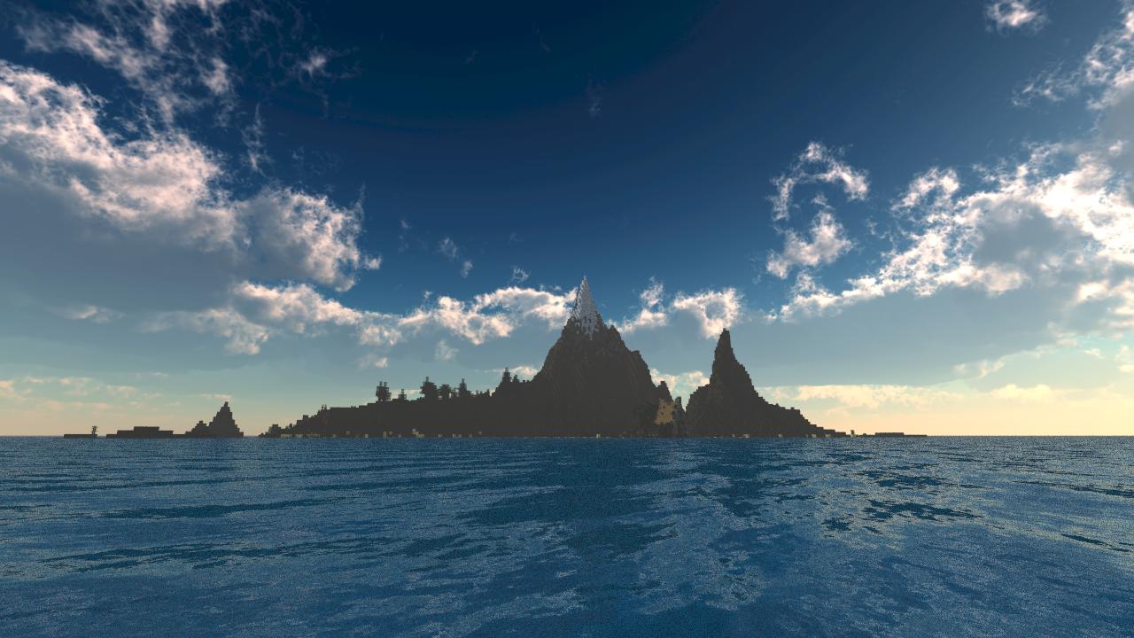 Custom Terrain #1 (Worldpainter) Minecraft Map