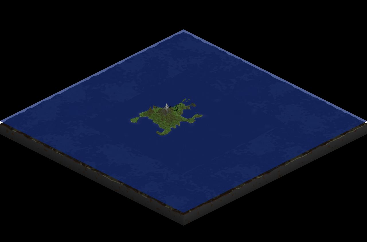 Custom Terrain #1 (Worldpainter) Minecraft Map