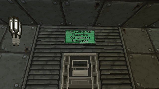 Containment Chambers Minecraft Map