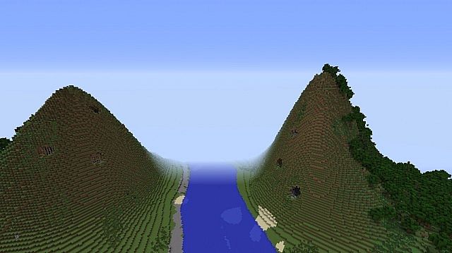 Giant Custom Hills Biome - Custom Terrain Minecraft Map