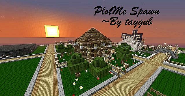 Plot spawn Minecraft Map