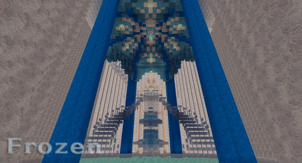 Frozen in minecraft[made by ryuni Minecraft Map