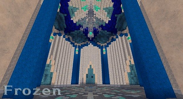 Frozen in minecraft[made by ryuni Minecraft Map