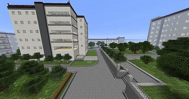 Real Apartment Complex Minecraft Map