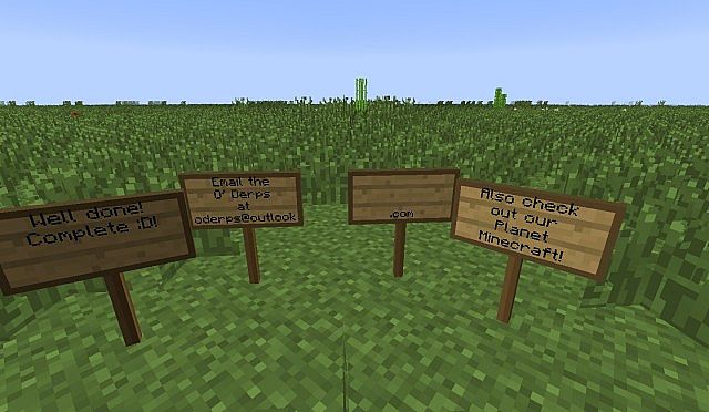 Derpy Sky Jail Parkour Minecraft Map