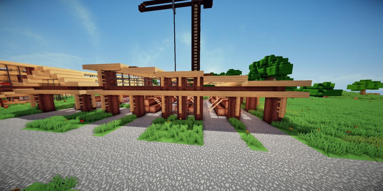 Modern Eco Village | Lumberjack Storage Area 1 Minecraft Map