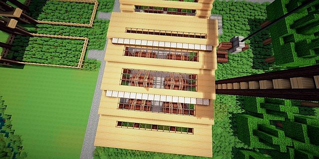Modern Eco Village | Lumberjack Storage Area 1 Minecraft Map