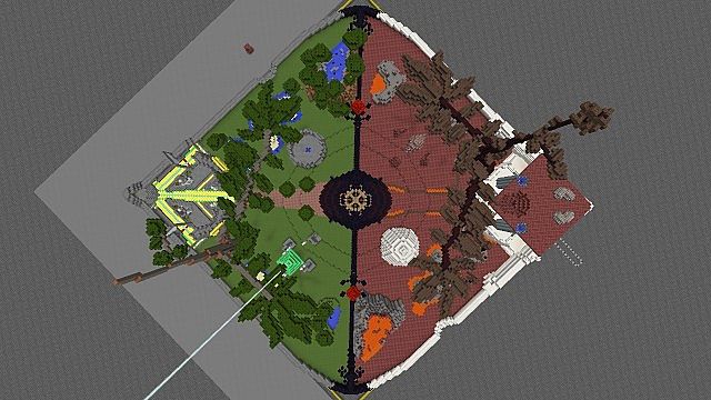 The End Games (Overworld vs. Nether) Minecraft Map