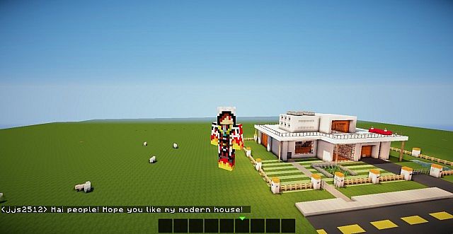 Modern House (Flatland) Minecraft Map