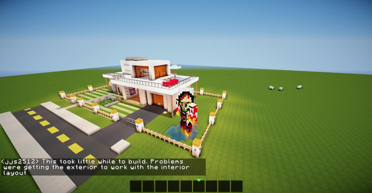 Modern House (Flatland) Minecraft Map