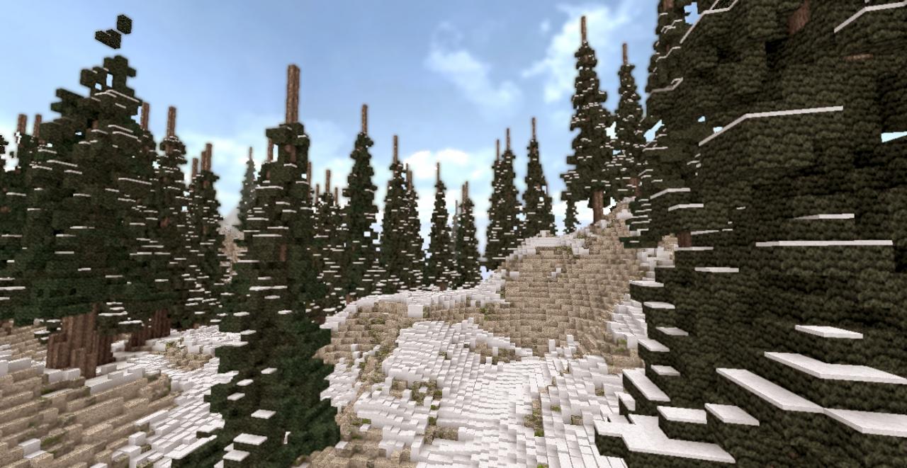 Snow Peak Minecraft Map