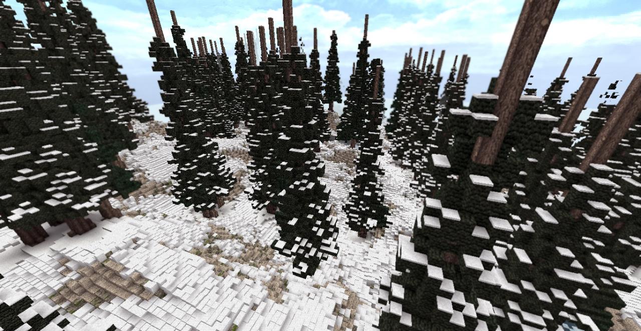 Snow Peak Minecraft Map