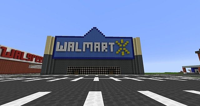 Walmart Minecraft Map