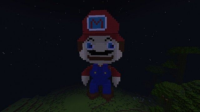 My First Huge Build : Mario Minecraft Map