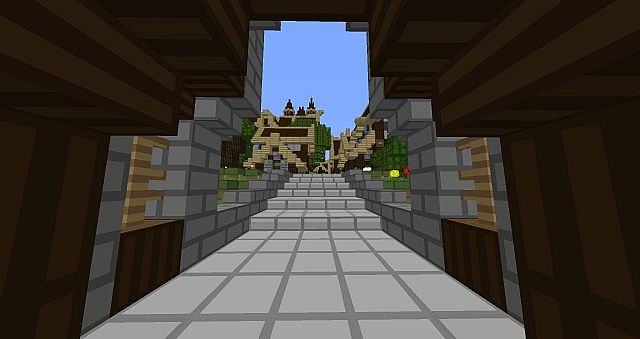 Medieval, Rustic Server Spawn Minecraft Map