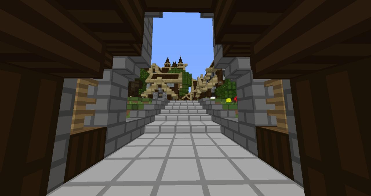 Medieval, Rustic Server Spawn Minecraft Map