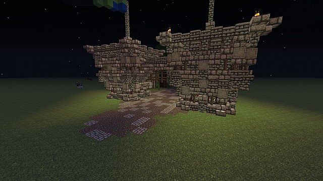 Dwarf castle entrance Minecraft Map